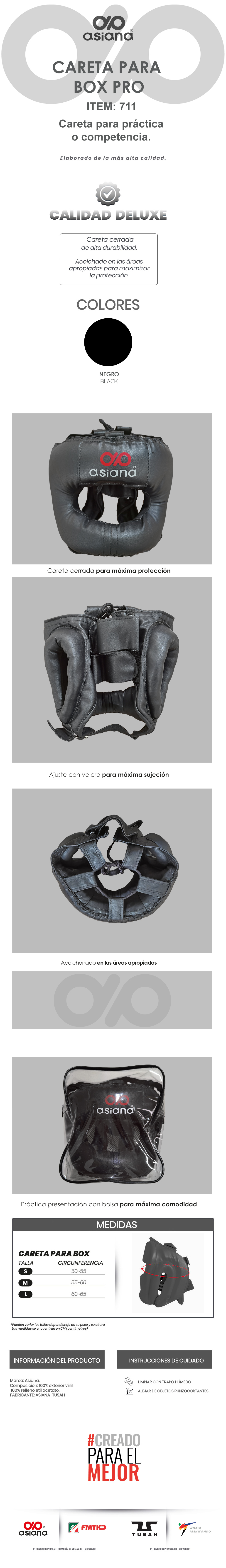 CARETA DE BOX PRO - EQUIPO DE PROTECCIÓN